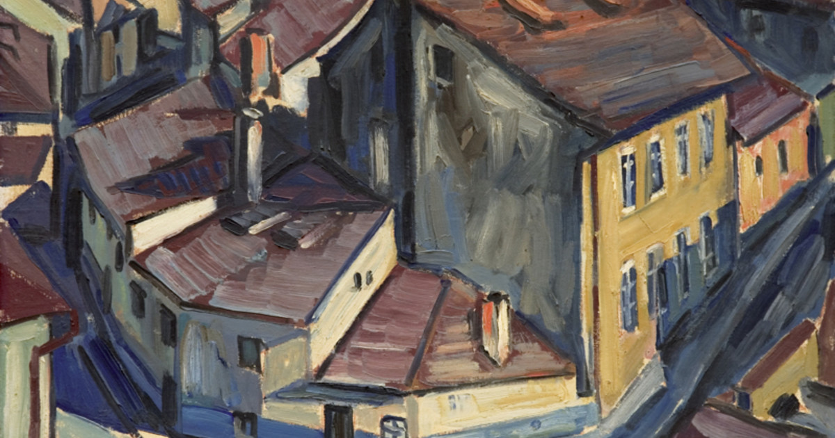 Staré domy (Nový Svět) - Eduard Stavinoha (1903–1973) | 1. Art Consulting