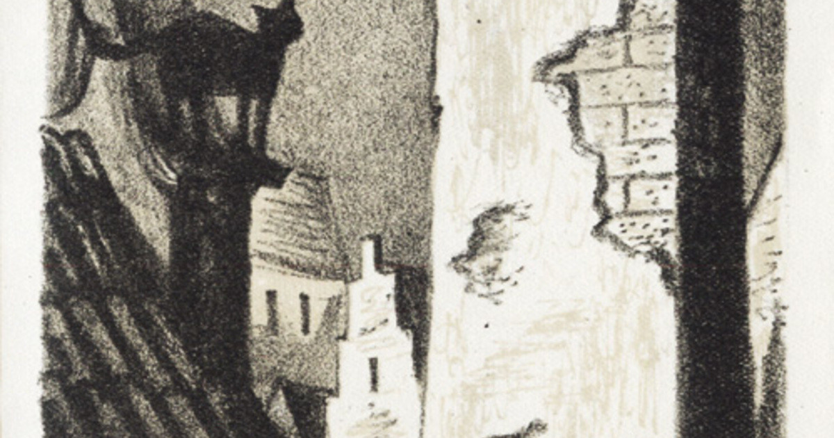 Sova a kočka - Karel Müller (1899–1977) | 1. Art Consulting