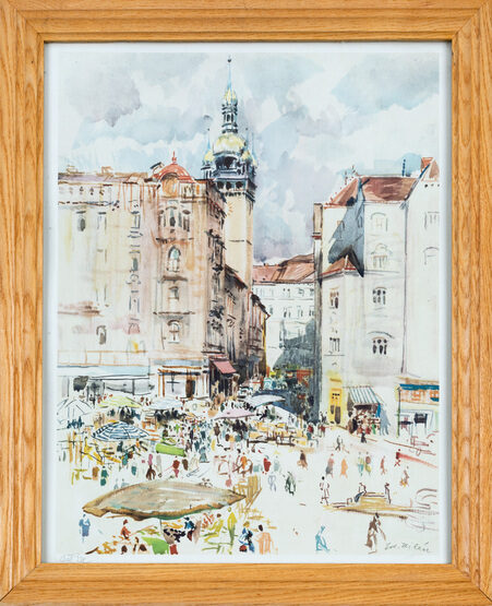Zelný trh v Brně - Eduard Milén (1891–1976) | 1. Art Consulting