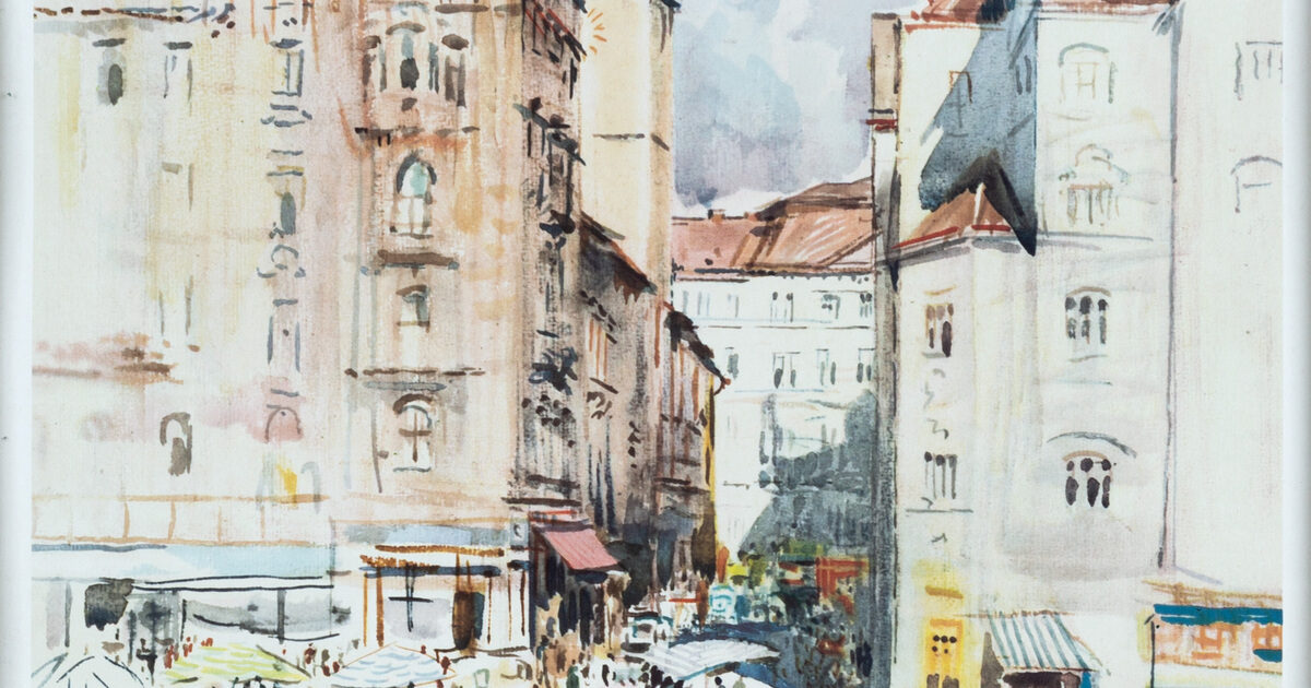 Zelný trh v Brně - Eduard Milén (1891–1976) | 1. Art Consulting