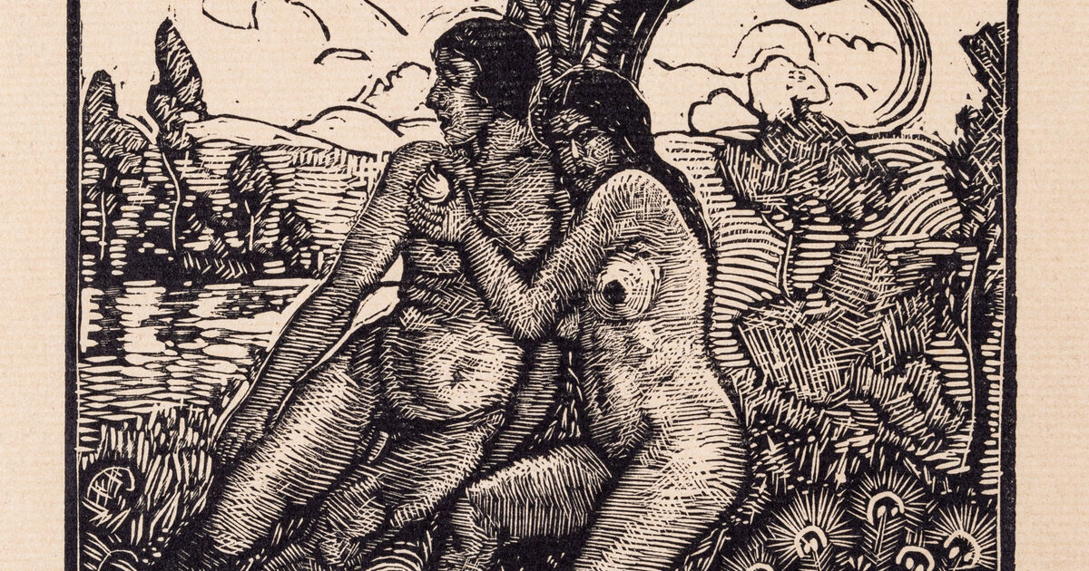 Adam a Eva v ráji - Josef Hodek (1888–1973) | 1. Art Consulting