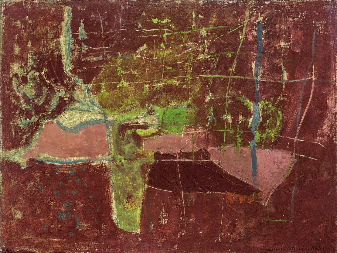 Hnědá krajina - Adriena Šimotová (1926–2014) | 1. Art Consulting