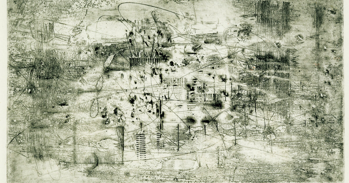 Bez názvu (Kultivovaná krajina) - Vladimír Boudník (1924–1968) | 1. Art ...