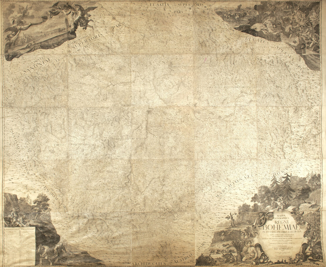 Müllerova mapa Čech z roku 1720 - Autor neurčen | 1. Art Consulting